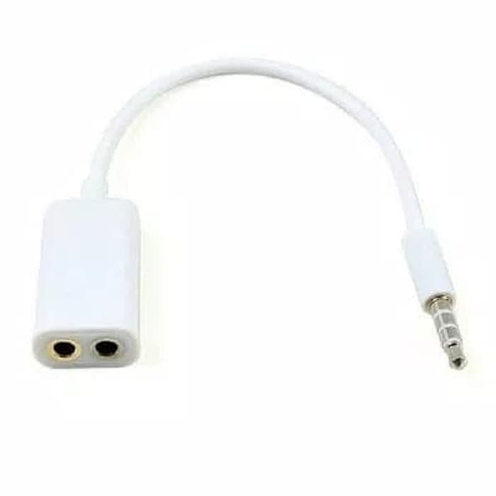 Jual Audio Jack 3.5 mm Spliter 2in1 male to female | Shopee Indonesia
