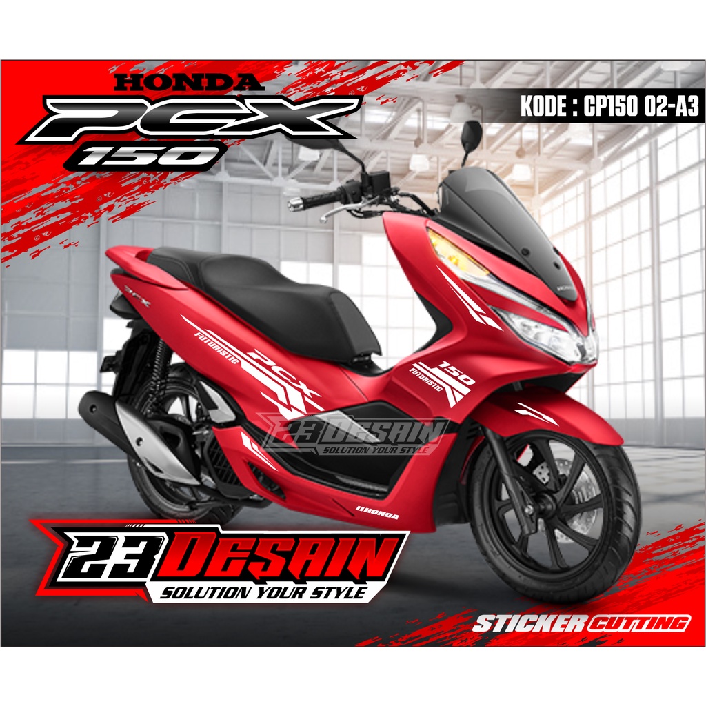 Jual Sticker PCX 150 - Cutting Stiker New Pcx - Striping Honda PCX ...