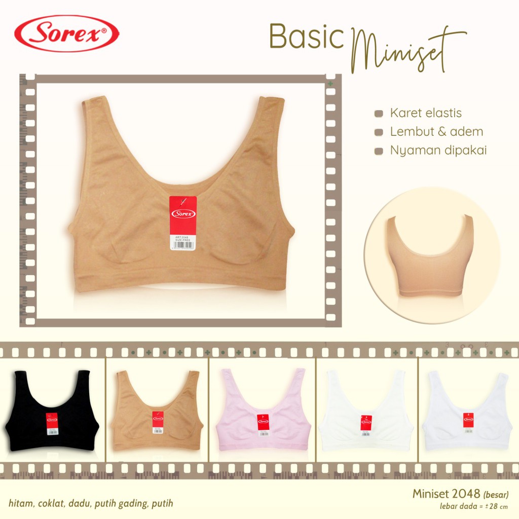 Jual Sorex MINI SET Remaja Young Basic Miniset Anak Remaja Polos Step 1 ...