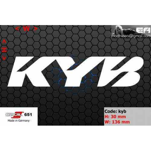 Jual ea cutting sticker / decal Code: kyb ( sponsor logo ) | Shopee ...