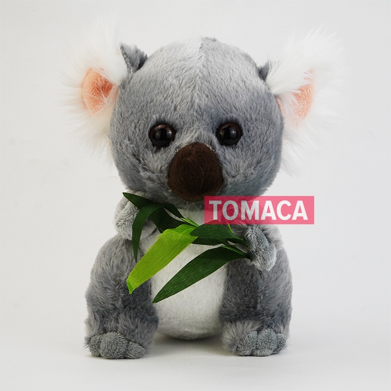 Jual Boneka Bulu Binatang Hewan Lucu Koala Sitting Apiku Daun Bambu ...