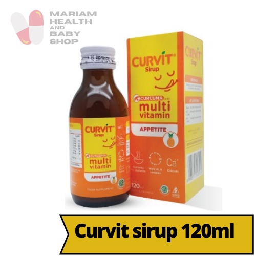 Jual Curvit Sirup 120 ml | Multivitamin dan Suplemen Menambah Nafsu ...