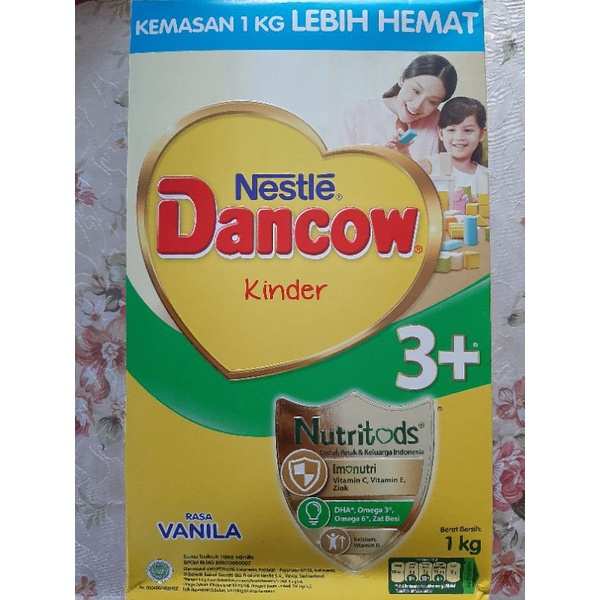 Jual New Segel Susu Dancow 3 + 3+ Vanila 1 kg Exp Sep 2024 free ong ...