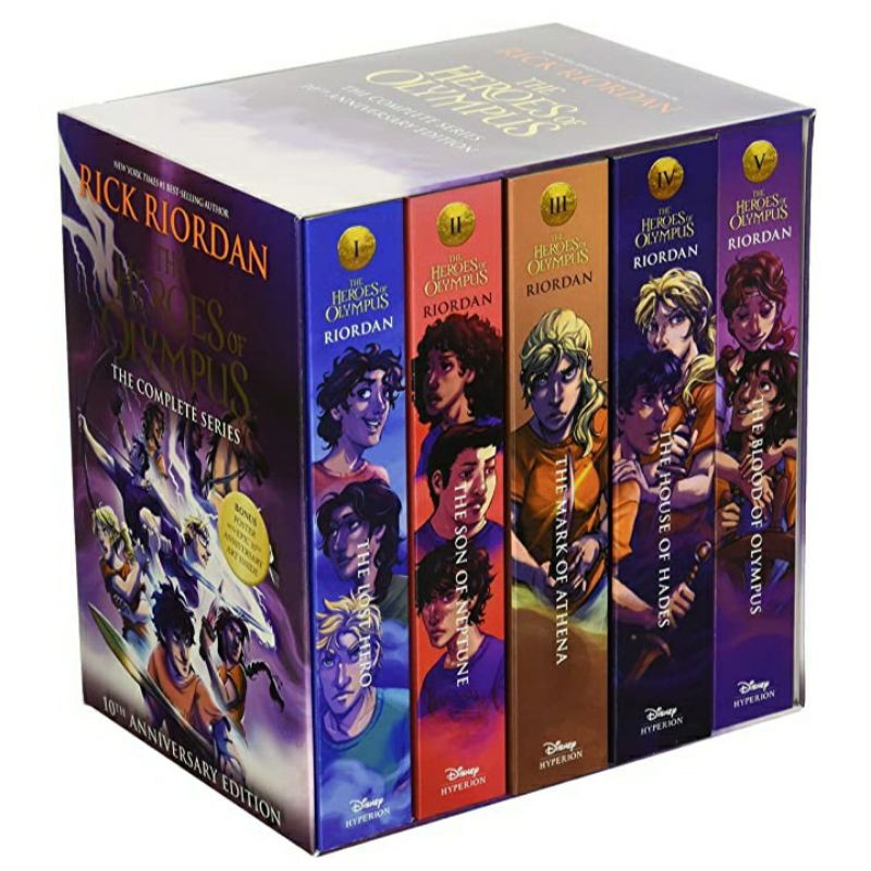 Jual Rick Riordan - The Heroes of Olympus series box set (English ...