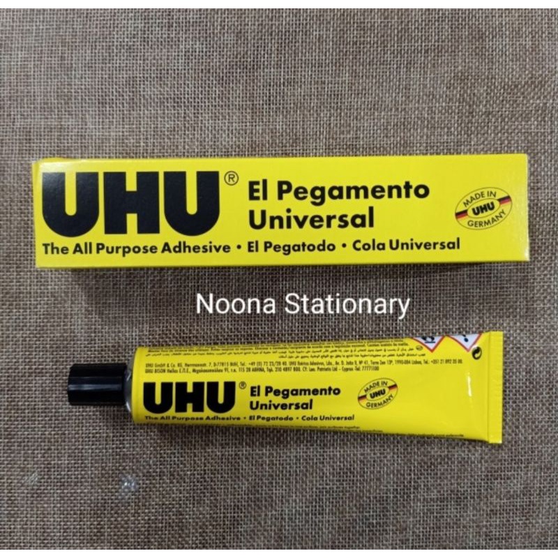Jual UHU German Lem Cair 60ml / All Purpose Adhesive UHU 60ml | Shopee ...