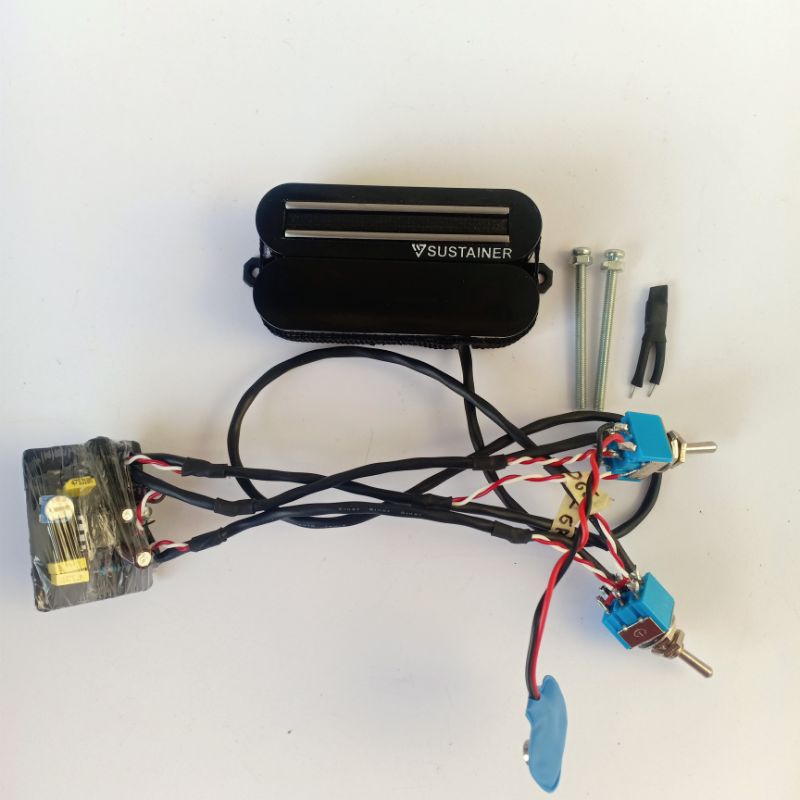 Jual SUSTAINER PICKUP GITAR HUMBUCKER MODEL HOTRAIL 3 MODE UNTUK GITAR ...