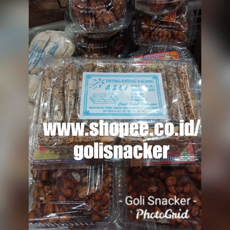 Jual Geti Enting Enting Kacang Enak Isi Banyak Kemasan Mika | Shopee ...