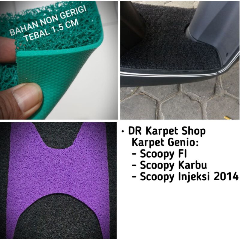 Jual Karpet Motor Scoopy - Alas Kaki Motor Matic | Shopee Indonesia