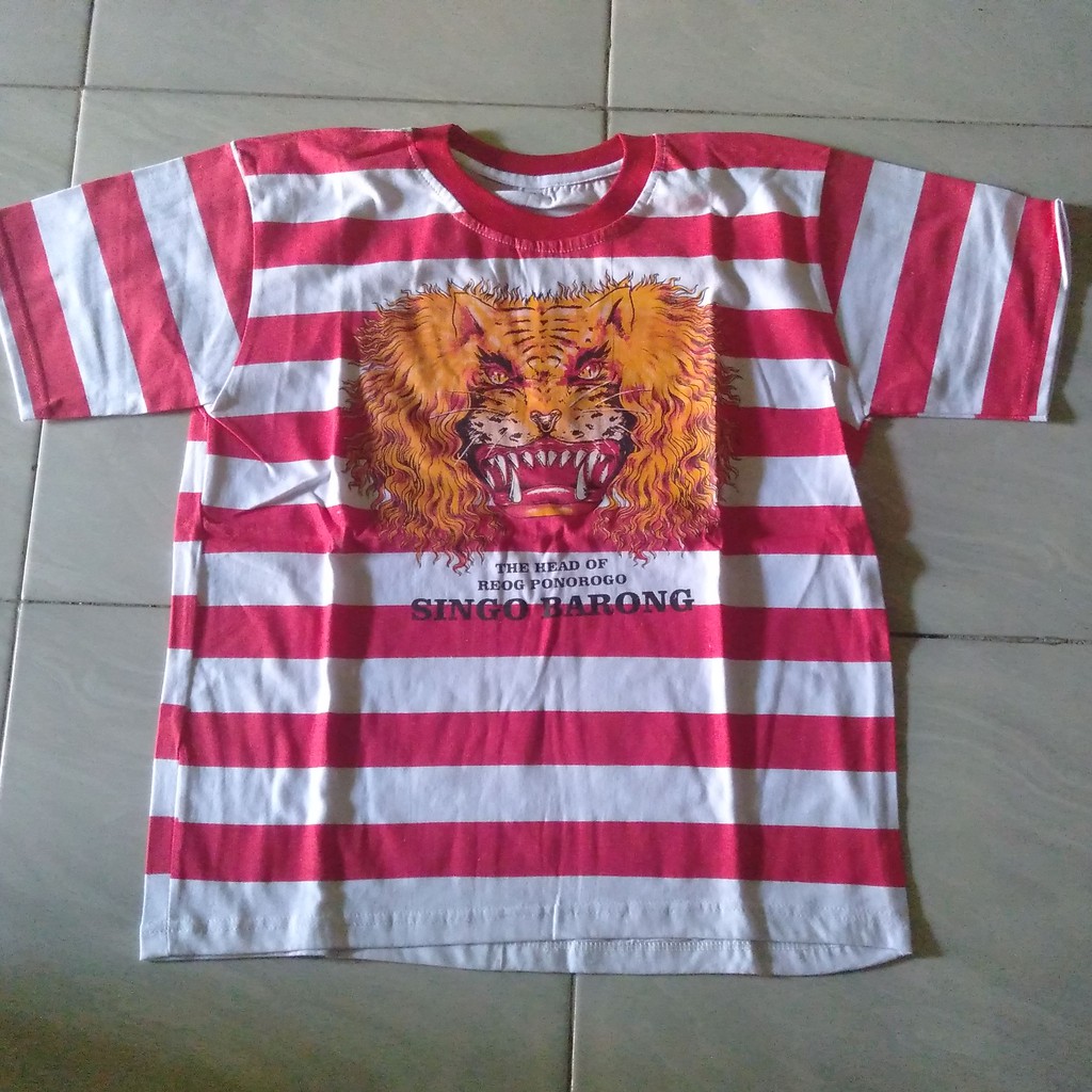 Jual KAOS REOG PONOROGO LOREK MERAH PUTIH | Shopee Indonesia