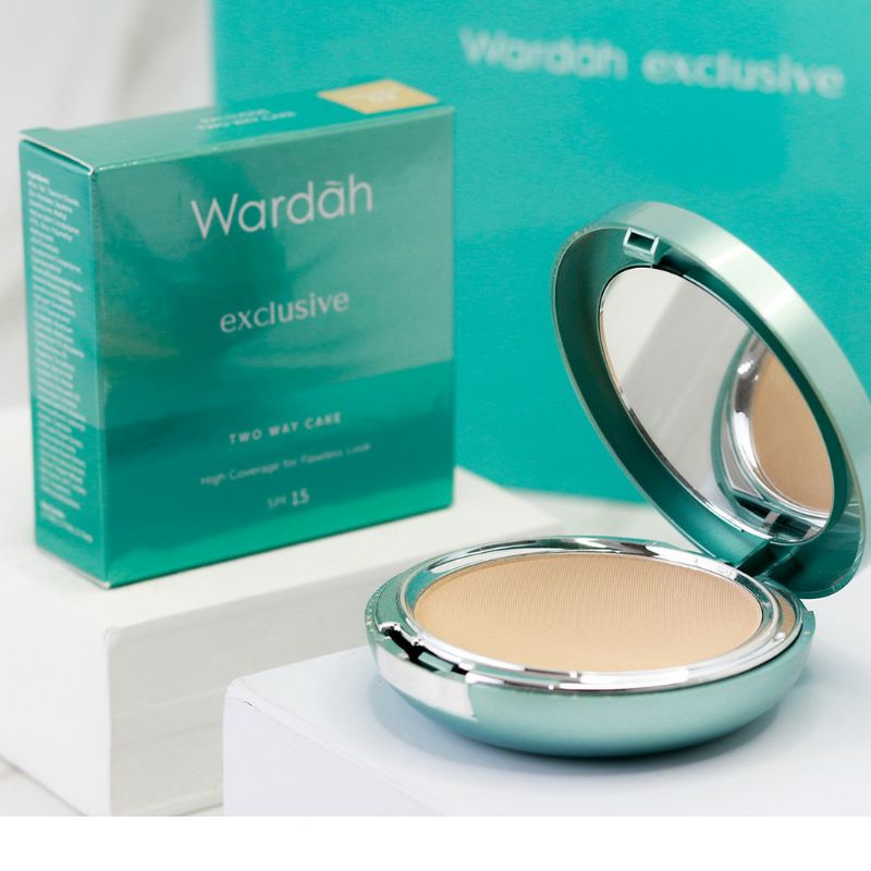 Jual WARDAH Exclusive TwoWayCake |Bedak Foundation (FULL / REFILL ...