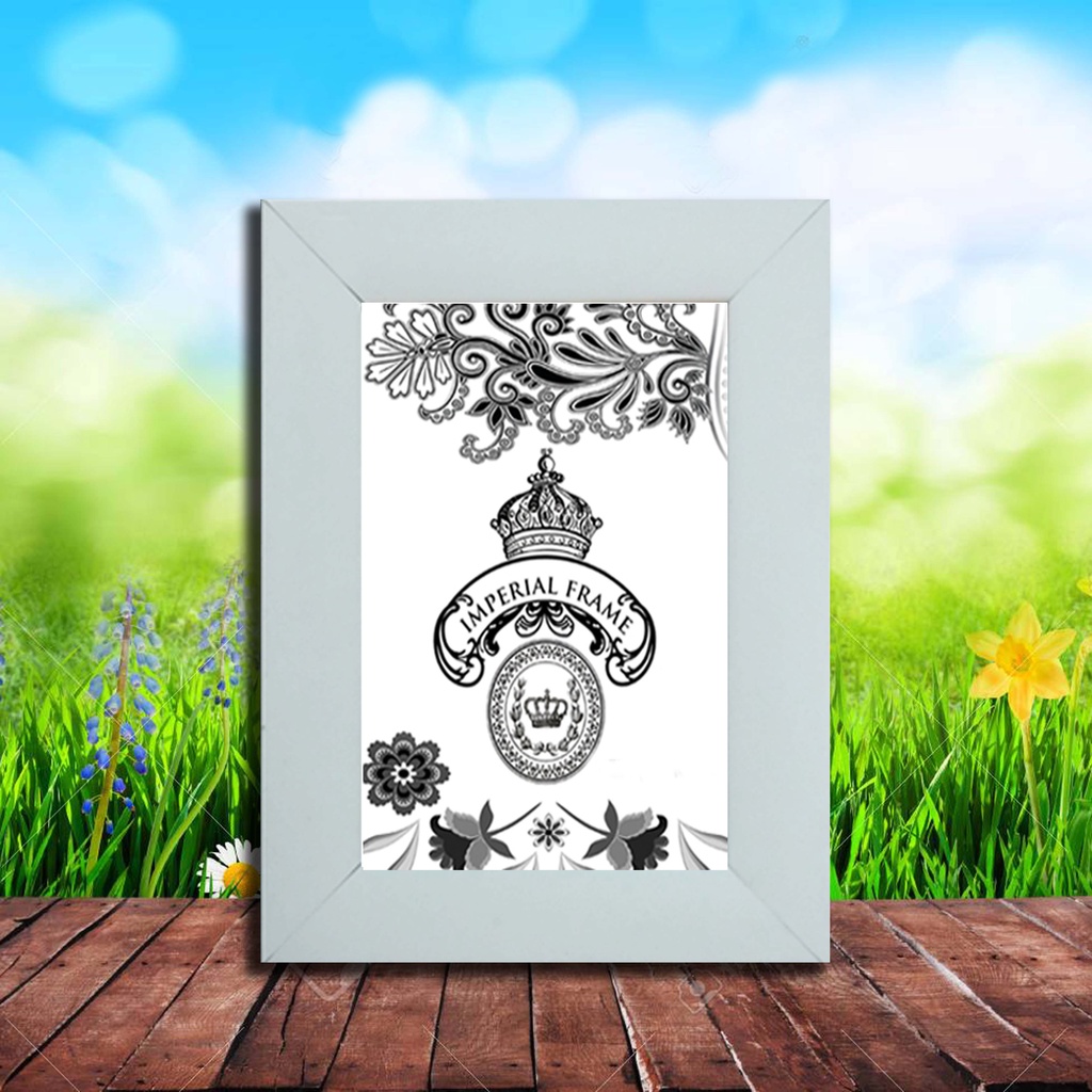 Jual Bingkai Figura Frame 6R (15,2X20,2 cm ) minimalis putih,hitam ...