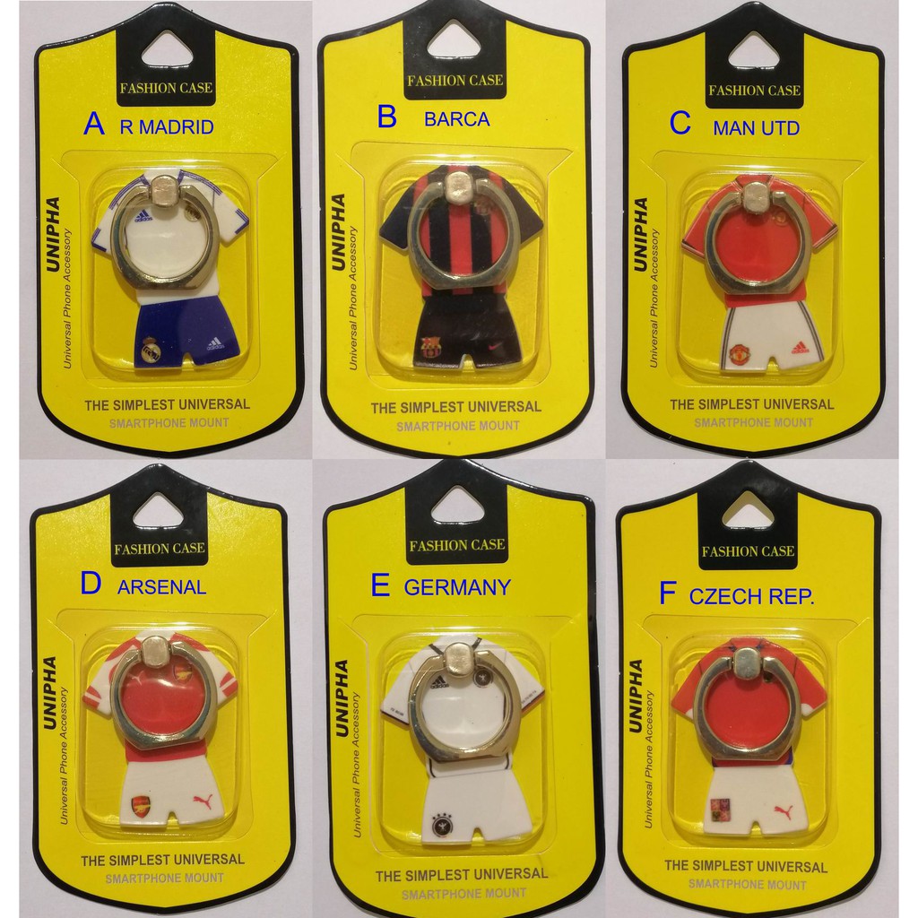 Jual Soccer Bola Ring Standing 360 Derajat - Finger Ring Hp Universal ...