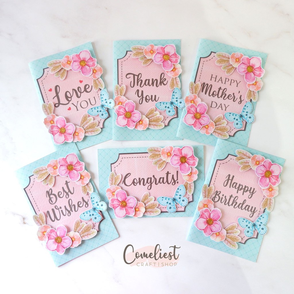 Jual KARTU UCAPAN LUCU BUNGA | GREETING CARD BIRTHDAY ANNIVERSARY ...