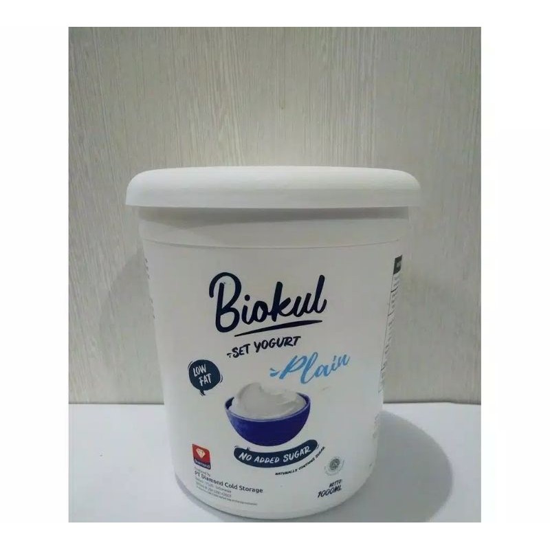 Jual YOGURT BIOKUL PLAIN 1000 Ml Laban zabadi | Shopee Indonesia