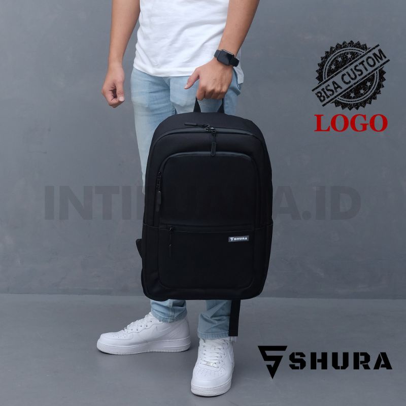 Jual Tas Ransel Backpack Pria Bahan Tebal Kabel Charger Usb Bisa Custom ...