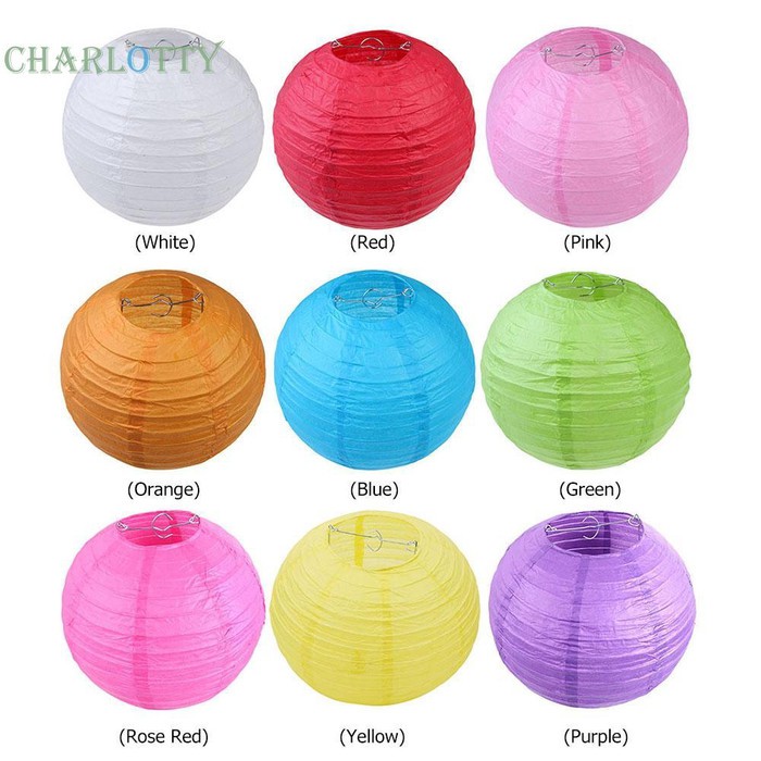 Jual AH Shop DEKORASI LAMPION POLOS 30 CM LAMPION WARNA / LAMPION PESTA ...
