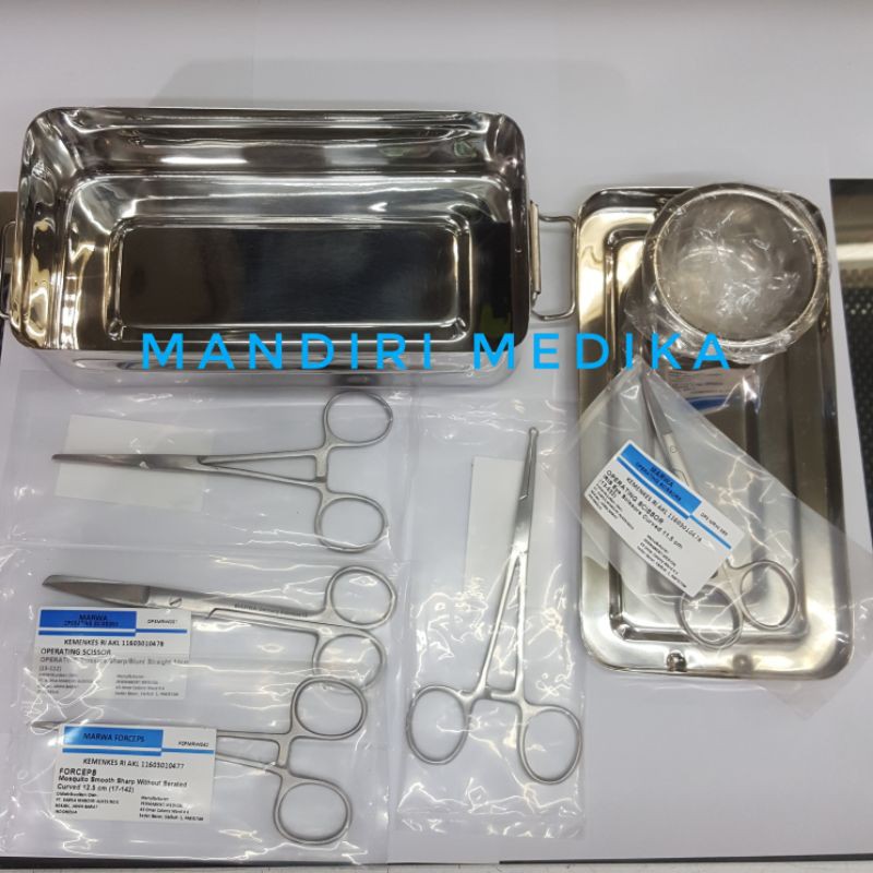 Jual Vasectomy Set VTP Kit Spek BKKBN Original Marwa standard stainless ...