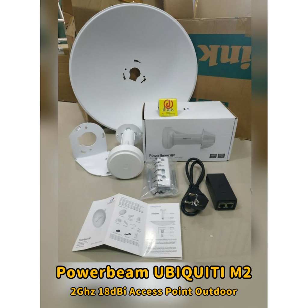 Jual UBIQUITY POWERBEAM M2 ACCESS POINT OUTDOOR - DISASS JOGJA | Shopee ...