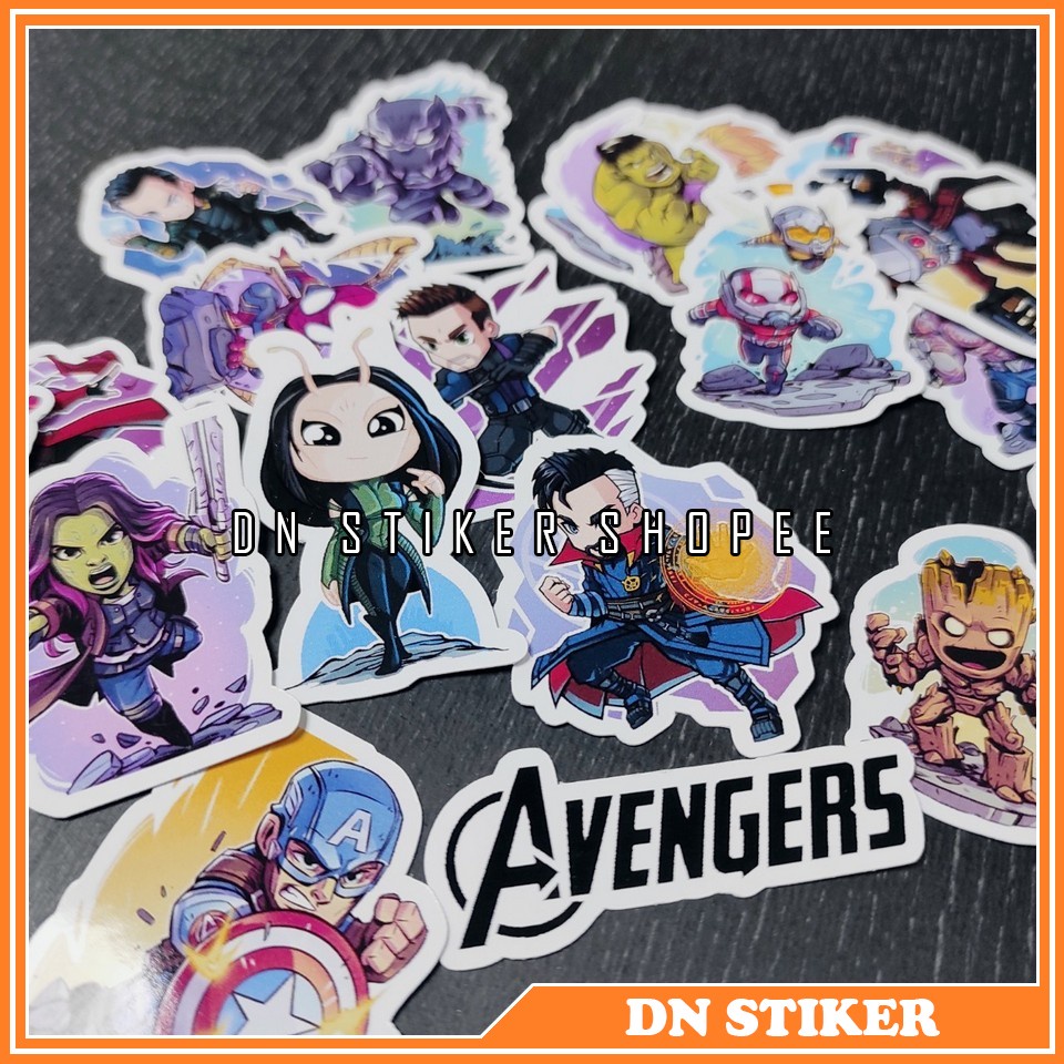 Jual Stiker avenger stiker kertas glossy avenger 23pcs sticker kertas ...