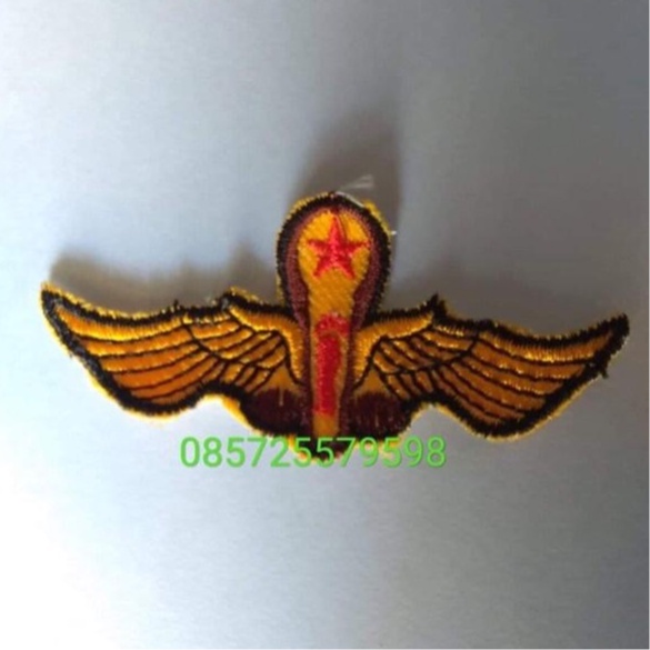 Jual WING TAPAK MERAH / WING TAPAK HITAM / WING BORDIR | Shopee Indonesia