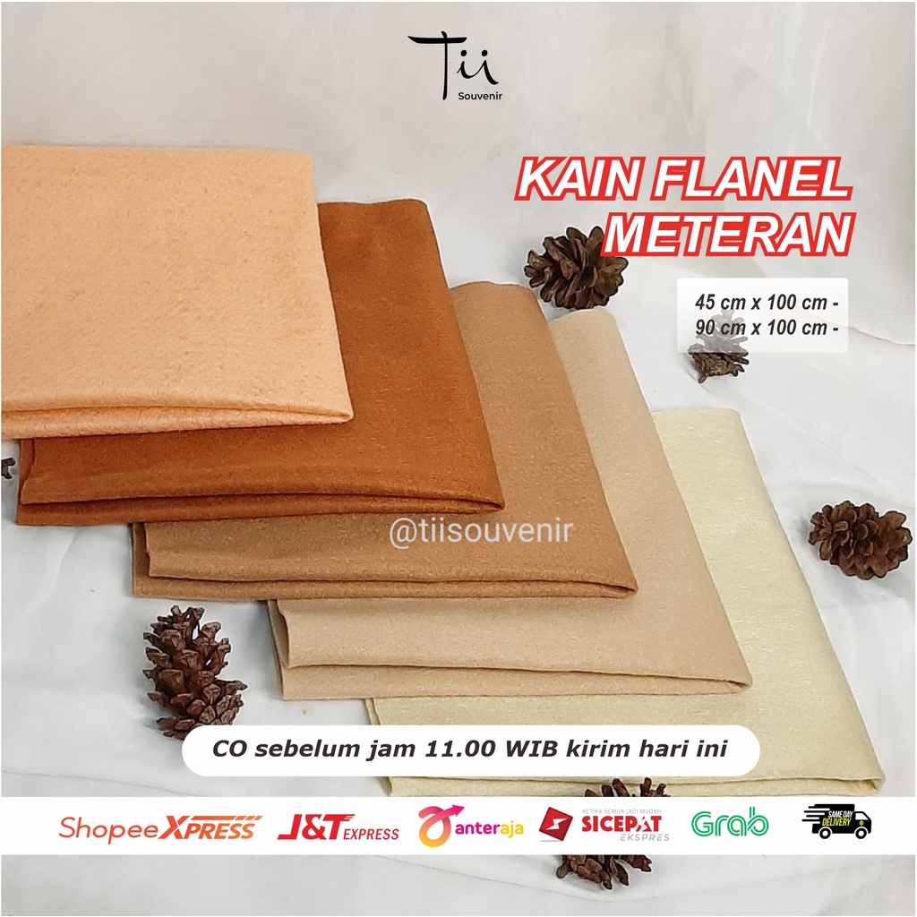 Jual Kain Flanel Meteran Tebal untuk Scrapbook | Kerajinan | Buket ...