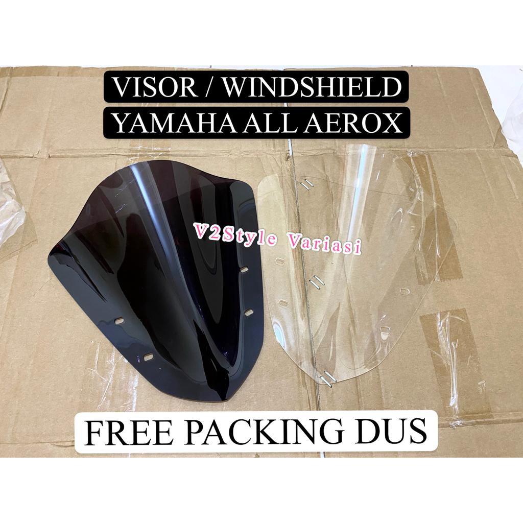 Jual VISOR YAMAHA ALL AEROX NEW OLD WINDSHIELD YAMAHA AEROX 155 BARU ...