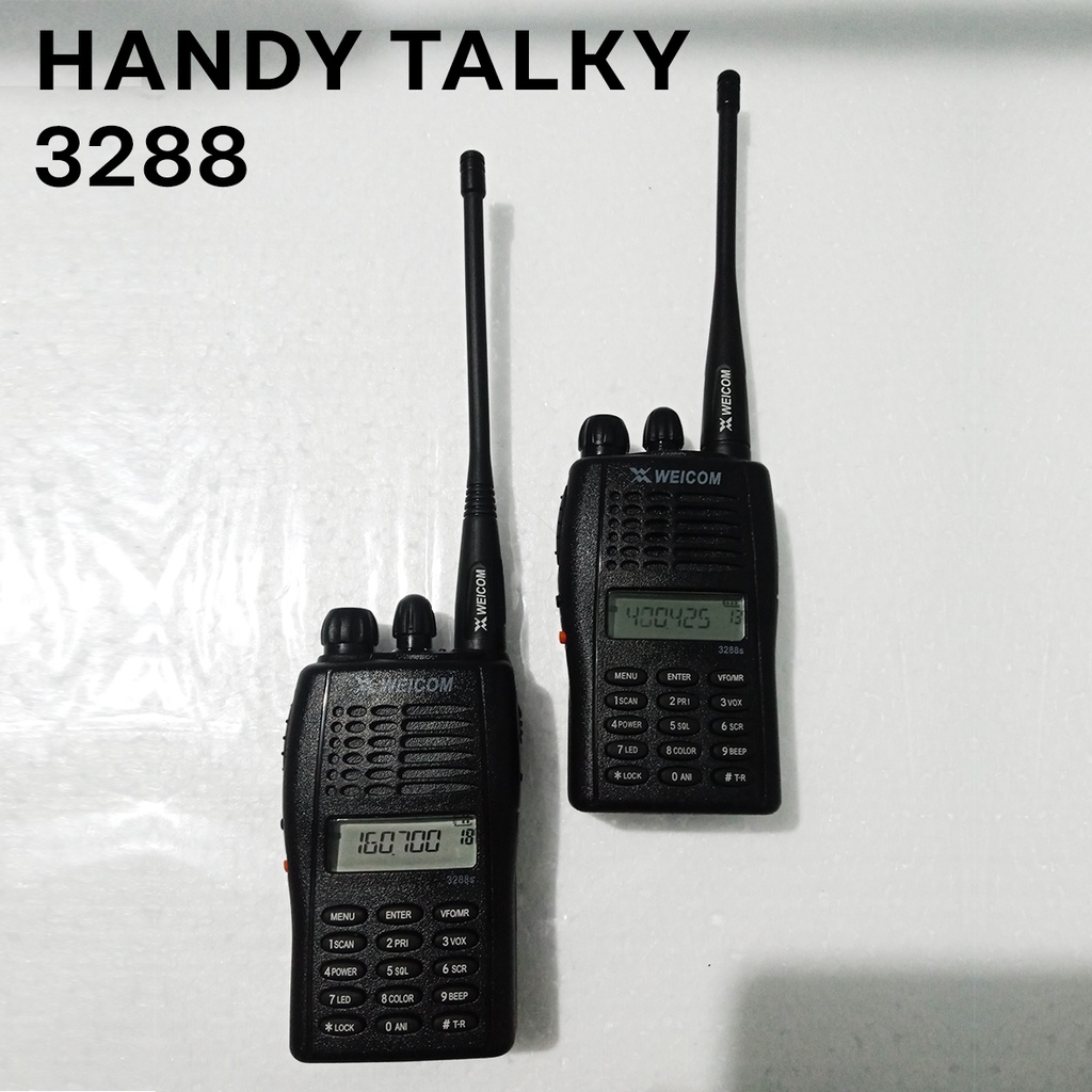Jual Handy Talky Frekuensi VHF & UHF - Walkie Talkie Weicom 3288 | Shopee Indonesia