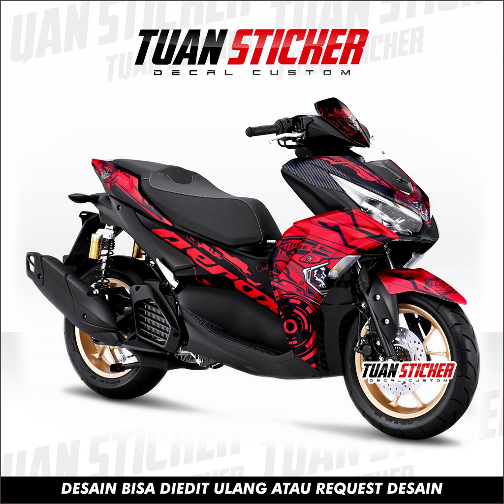 Jual Stiker aerox Striping Decal All New Aerox 155 Connected full body ...