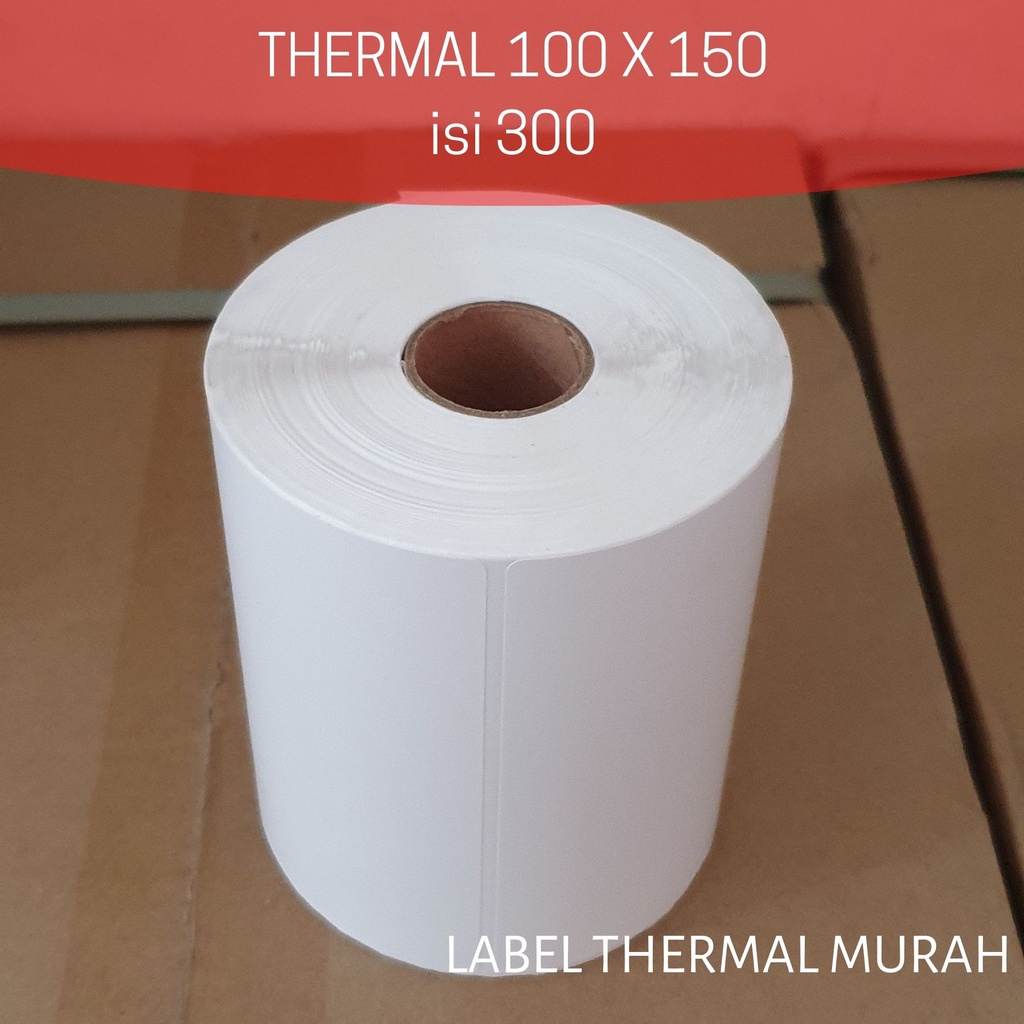 Jual Label Thermal 100x150 ukuran A6 isi 500 | Shopee Indonesia