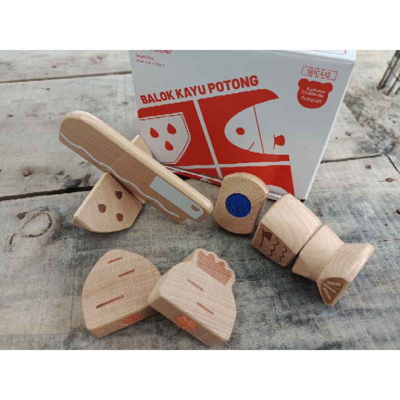Jual Mainan Balok Kayu Potong | Shopee Indonesia
