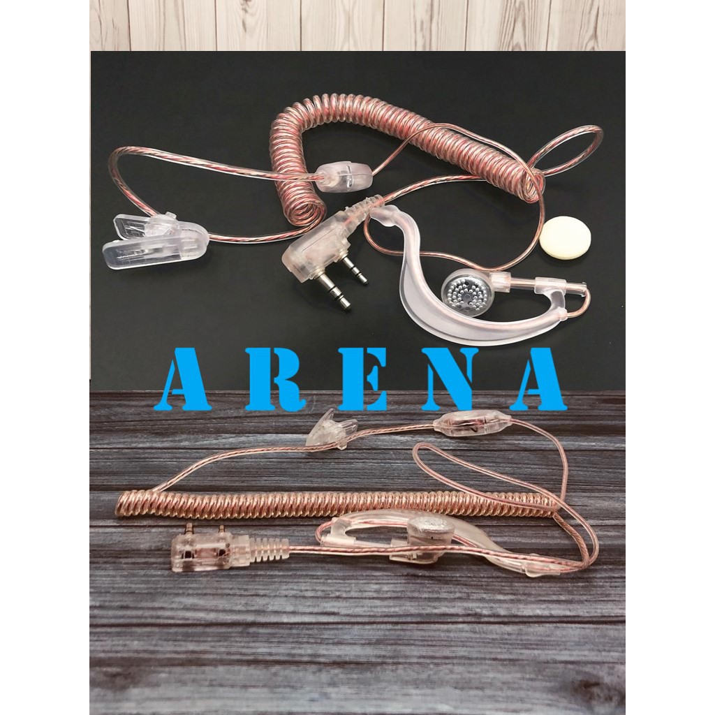 Jual HEADSET HT TRANSPARAN EARSET Paspampres POLISI TNI Handy Talkie by ...