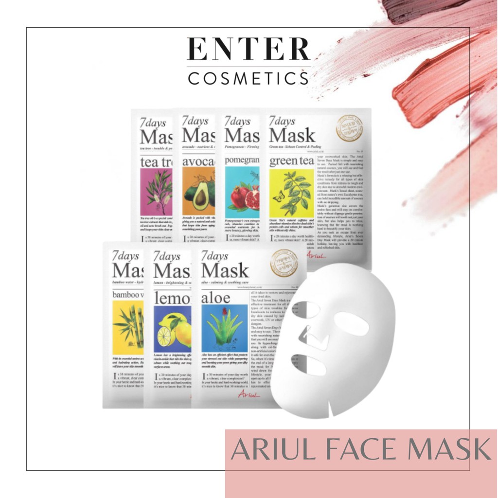 Jual ARIUL 7 Days Mask Sheet | Shopee Indonesia