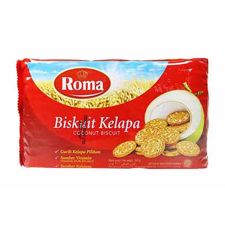 Jual ROMA BISKIT KELAPA kue / makanan ringan..1 pak 300gr.. | Shopee ...