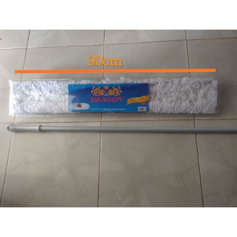 Jual DRAGON Mop Pel Lobi Alat Pel Lantai 90 cm Pembersih Lantai ...