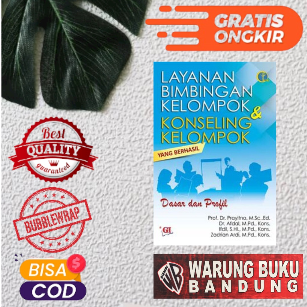 Jual Buku Layanan Bimbingan Kelompok dan Konseling Kelompok yang ...