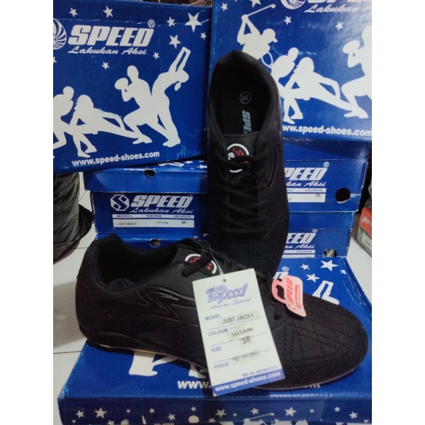 Jual sepatu futsal & school ( speed black edition ) | Shopee Indonesia