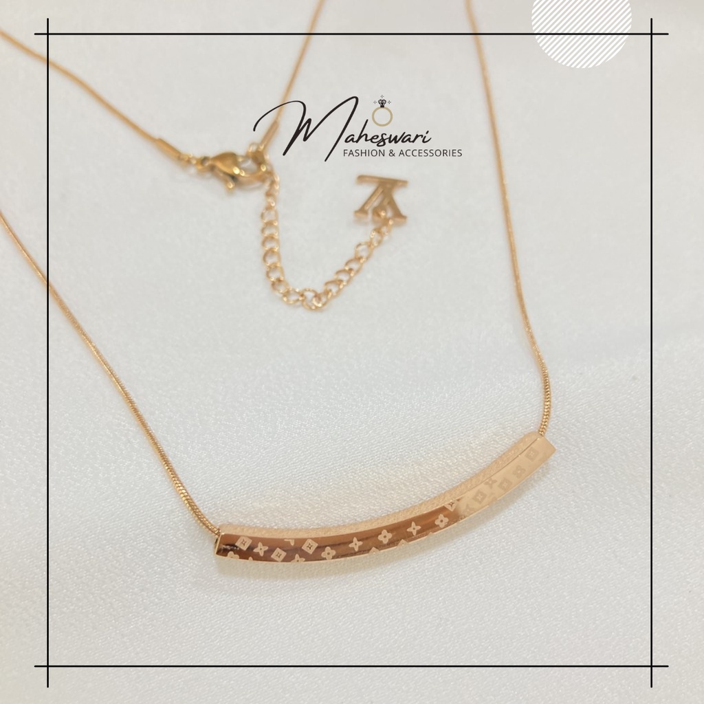 Jual Kalung Wanita Anti Karat Xuping Lapis Emas Korean Style Simple ...