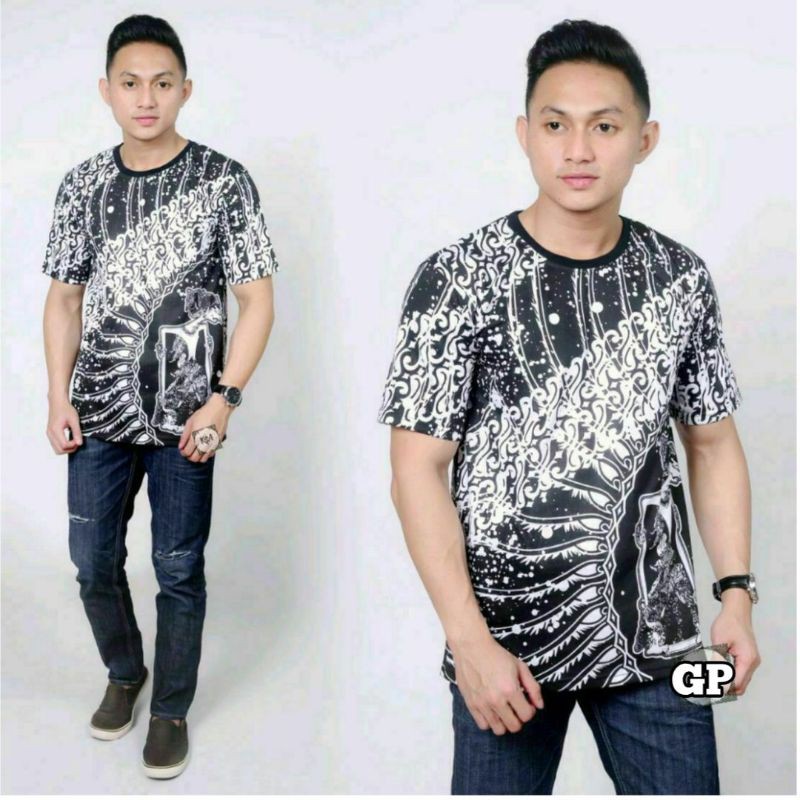 Jual Kaos Motif Wayang | Shopee Indonesia