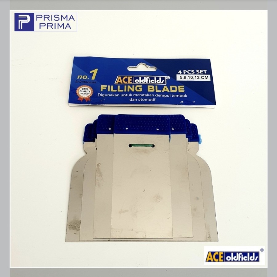 Jual Kapi Set ACE Filling Blade Kape Stainless Cat Pisau Dempul Plastik ...