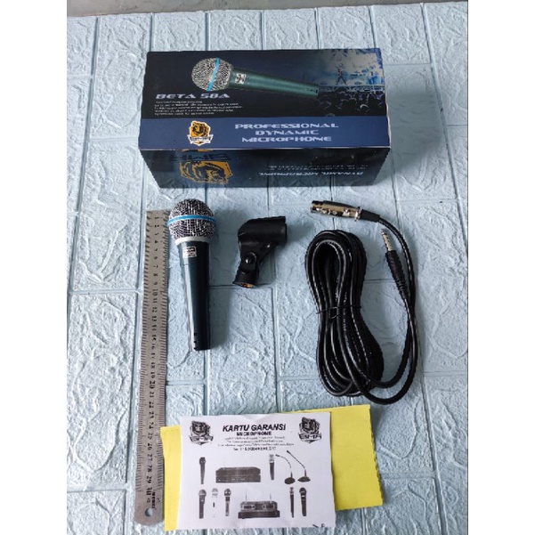Jual Mic Dynamic BMA BETA58A Beta 58A Beta 58 Beta58 Non Switch Tanpa Saklar Mik Vokal Kabel ...