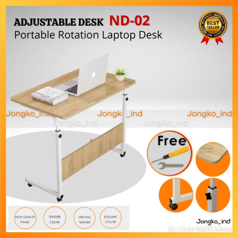 Jual Meja laptop lipat ND-02 meja laptop minimalis meja portable ...
