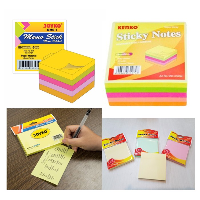 Jual Stick Notes / Sticky Notes / Stick Marker / Sticky Black Notes ...