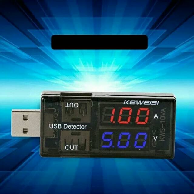 Jual USB Doctor USB Charger Volt Meter Keweisi 2 in 1 USB Tester , USB ...