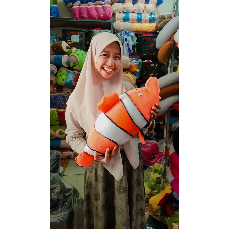 Jual boneka ikan nemo size L | Shopee Indonesia