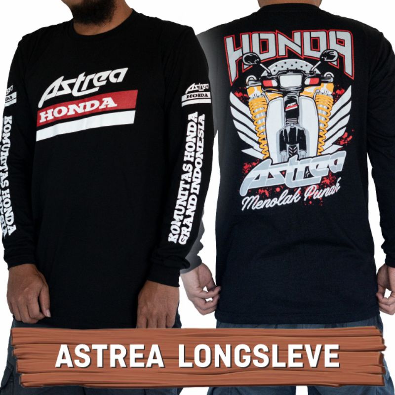 Jual KAOS LENGAN PANJANG CB INDONESIA ASTREA HELMET KAOS MOTOR LONGSLAVE LENGAN PANJANG CBI ...