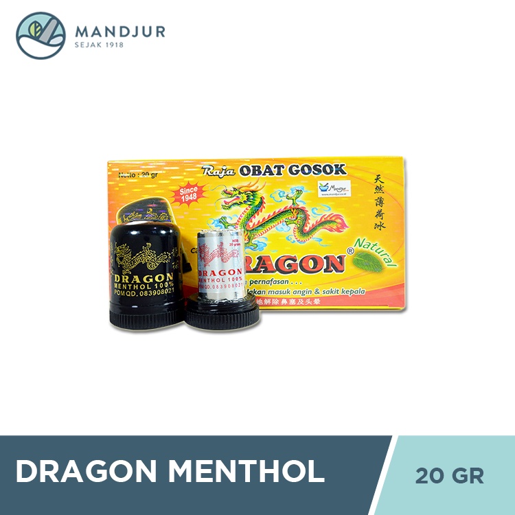 Jual Dragon Menthol Cone 20 gram - Obat Hirup / Oles Hidung Tersumbat ...