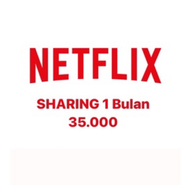 Jual NETPLIX PREMIUM 1 BULAN SHARING | Shopee Indonesia