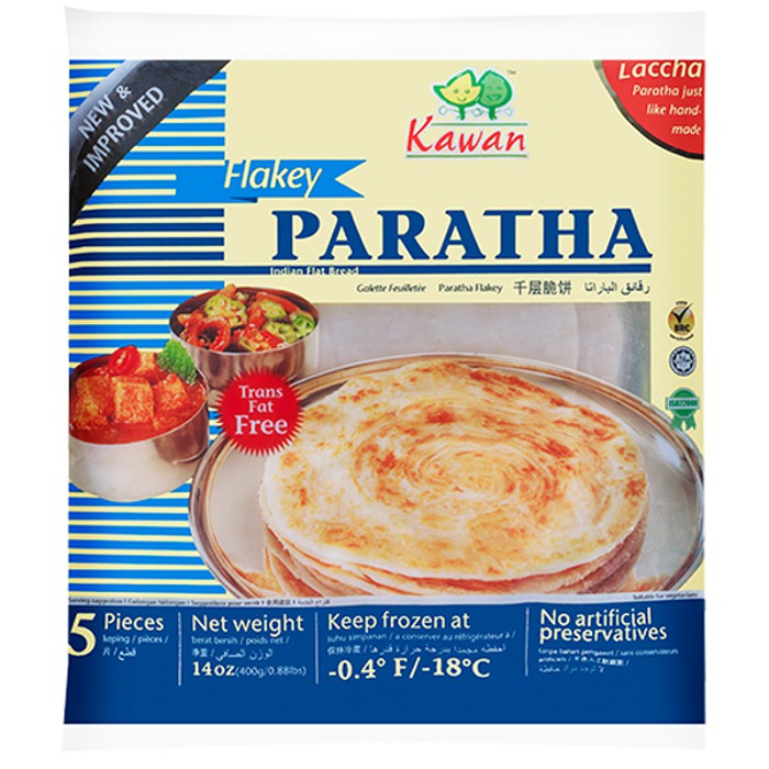 Jual Kawan Flakey Paratha 400gr / Roti Canai (5 pc) | Shopee Indonesia