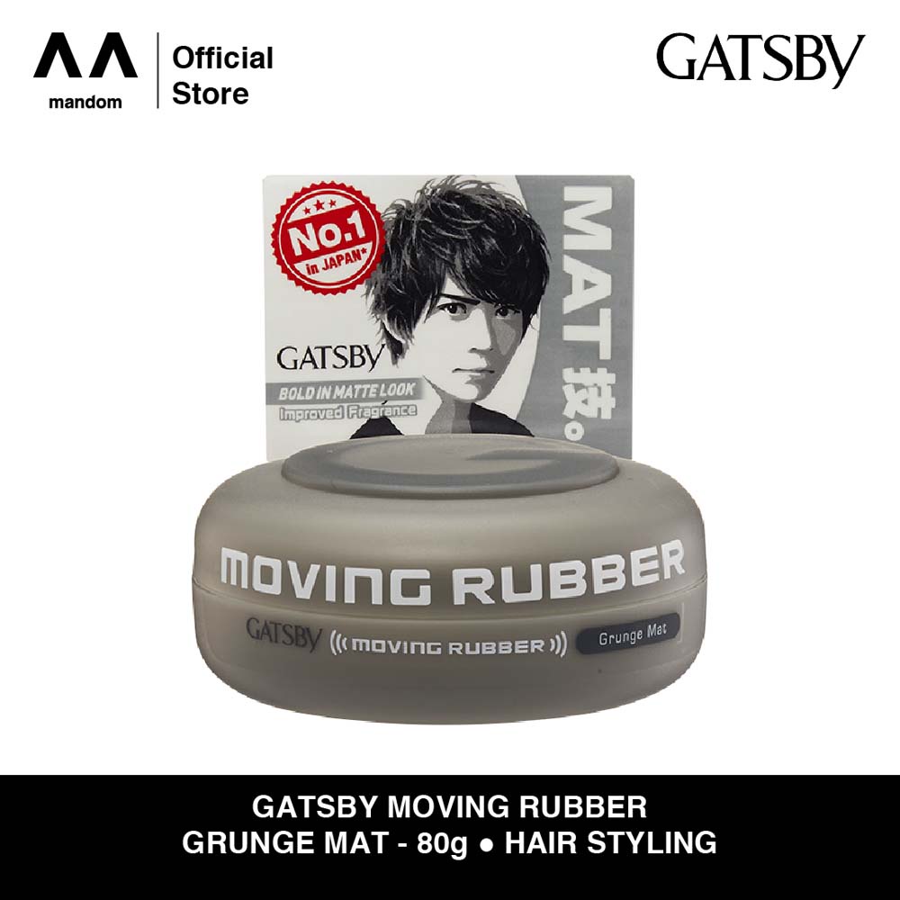 Jual GATSBY Moving Rubber Grunge Mat 80gr | Shopee Indonesia