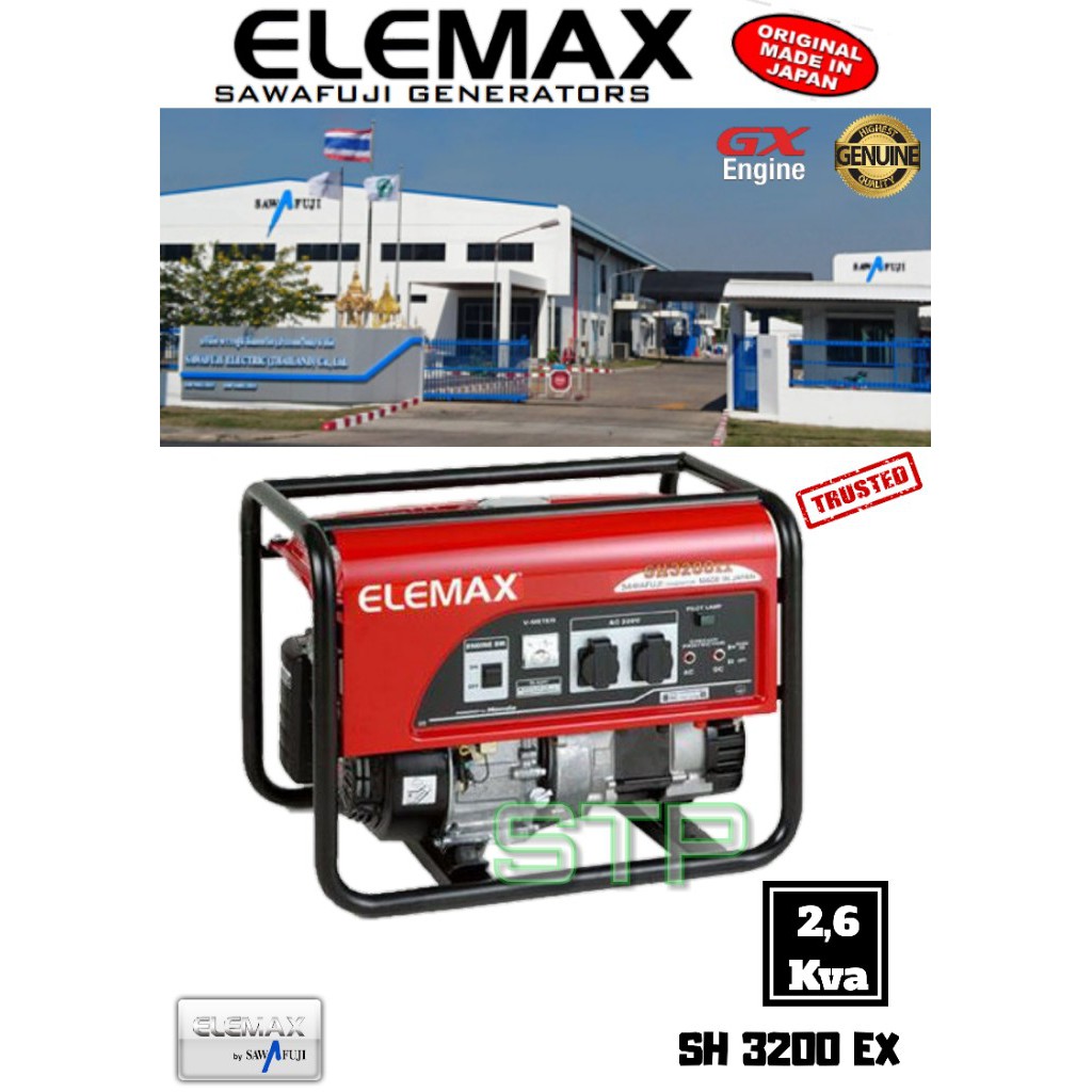 Jual Genset SH 3200 EX Honda Elemax | Shopee Indonesia